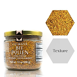 CEIMAYÁ | Bee Pollen, Citrus Blossom, Kosher, Dietary Supplement | 7 oz