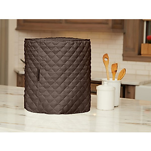 Covermates Keepsakes - Round Appliance Cover - Dust Protection - Stain Resistant - Washable - Appliance Cover-Bronze