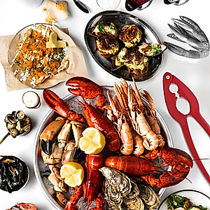 Maine Man Lobster Crab Cracker, Red, Set of 2