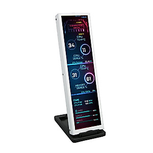 8.8Inch Display Computer Temp Monitor, CPU Hardware External Expansion Display High Resolution Screen Data Monitor for Computer Case PC , PC Sensor Panel Secondary Screen