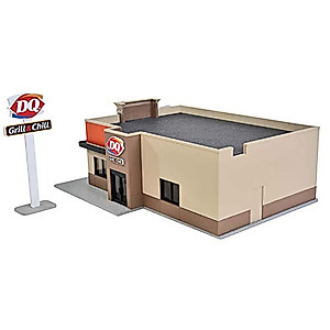 Walthers, Inc. DQ Grill & Chill Kit, 7-1/4 X 5-3/8 X 2-3/4" 18.4 X 13.6 X 6.9cm