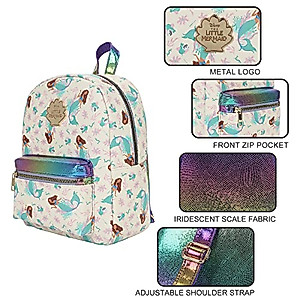 Bioworld Live Action Little Mermaid Ariel AOP Mini Backpack