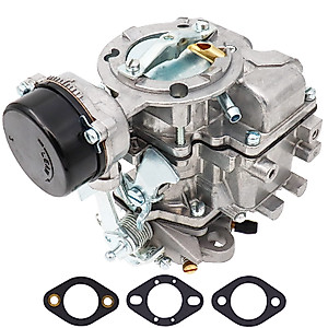 THUNDERMINGO Carburetor fits for Carter YF Type replace for Ford 240 250 300 YF C1YF 6 Cylinder CIL Engine 1975-1982 D5TZ9510AG D4PZ9510AC,Automatic choke Carb Replace # RSC-300A 6307S 6054 6055
