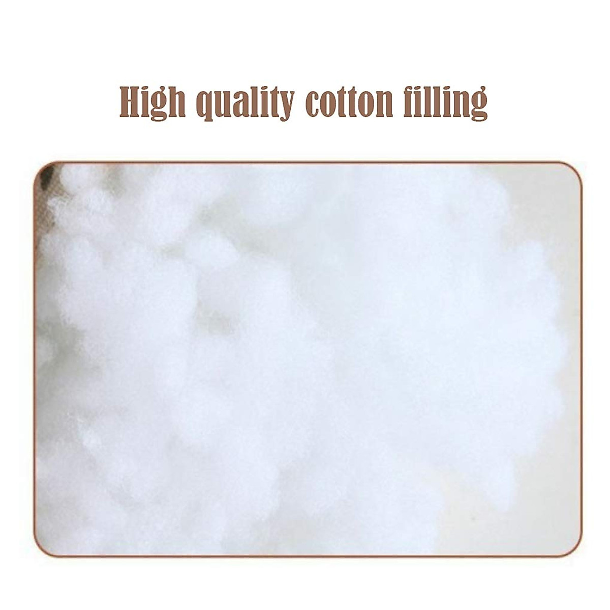 DPLLM Set of 6 Comfy Soft Chair Pads Seat Cushions Cover with Ties, Seat Pads Cushion Pillow Cotton Chair Pad Reversible 100% Polyeste 16" x 16" for Office, Home or Car Sitting