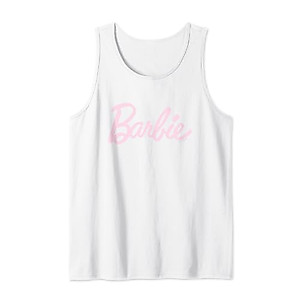 Barbie - Light Pink Barbie Logo Tank Top