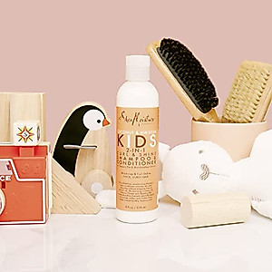 Sheamoisture Kids Extra Moisturizing Detangler for Curly Hair Coconut and Hibiscus Kids Detangler with Shea Butter 8 oz