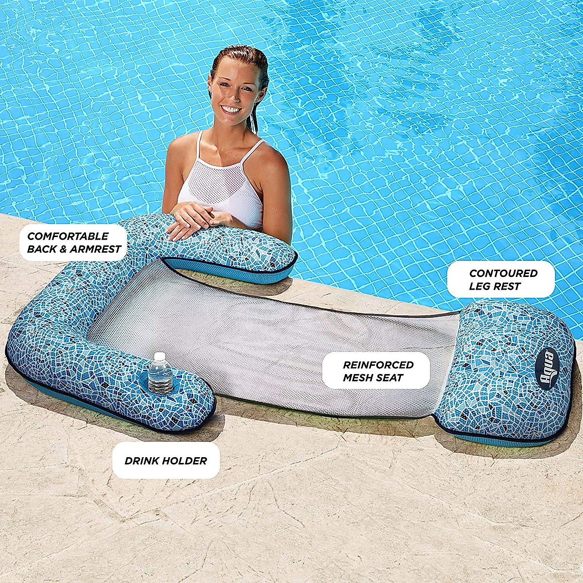 Aqua 3-in-1 Lounge Chair, 57"