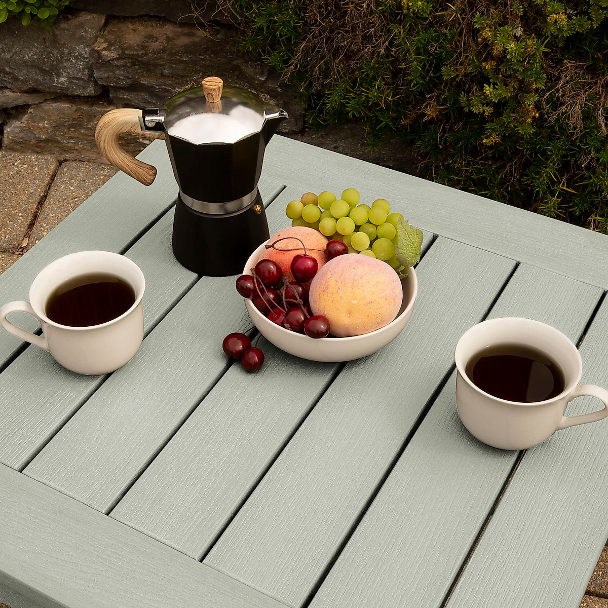 highwood Adirondack Square, Eucalyptus Counter Side Table