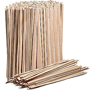 Wooden Coffee Stirrers, 1000 Pack of Disposable Stir Sticks, 5.5-Inch Wood Stir Sticks for Coffee & Cocktails, Wooden Beverage Mixer with Smooth Ends, Swizzle Drink Sticks