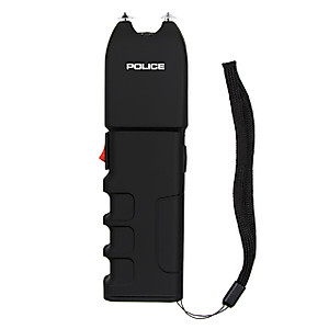 POLICE Stun Gun with LED Flashlight - 928 (Black)