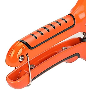 AIRAJ Ratchet PVC Pipe Cutter,Cuts up to 2-1/2"PEX,PVC,PPR and Plastic Hoses,Pipe Cutters with Sharp SK5 Stainless Steel Blades,Suitable for Home Repairs and Plumbers