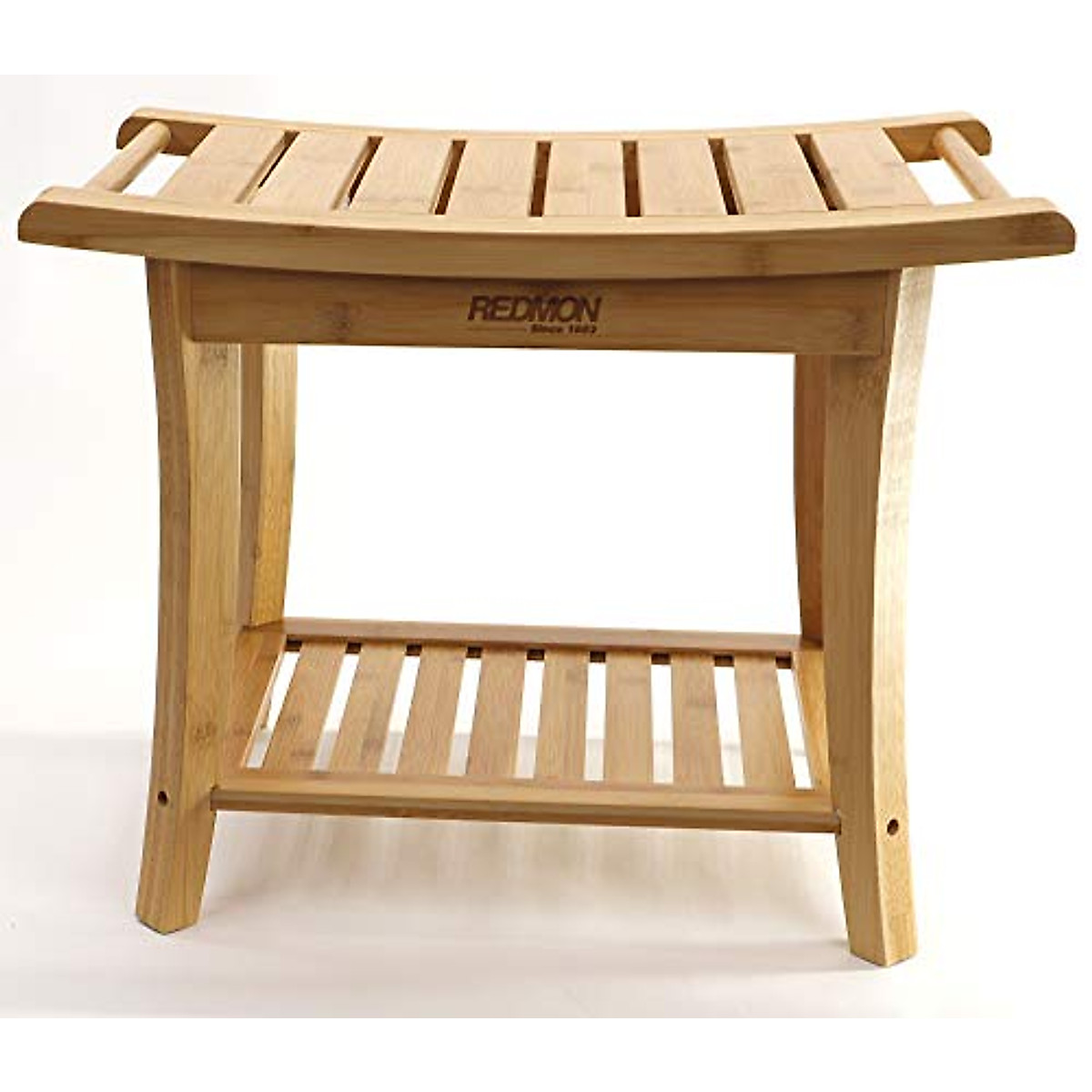 Bamboo Shower Bench w/Side Handles