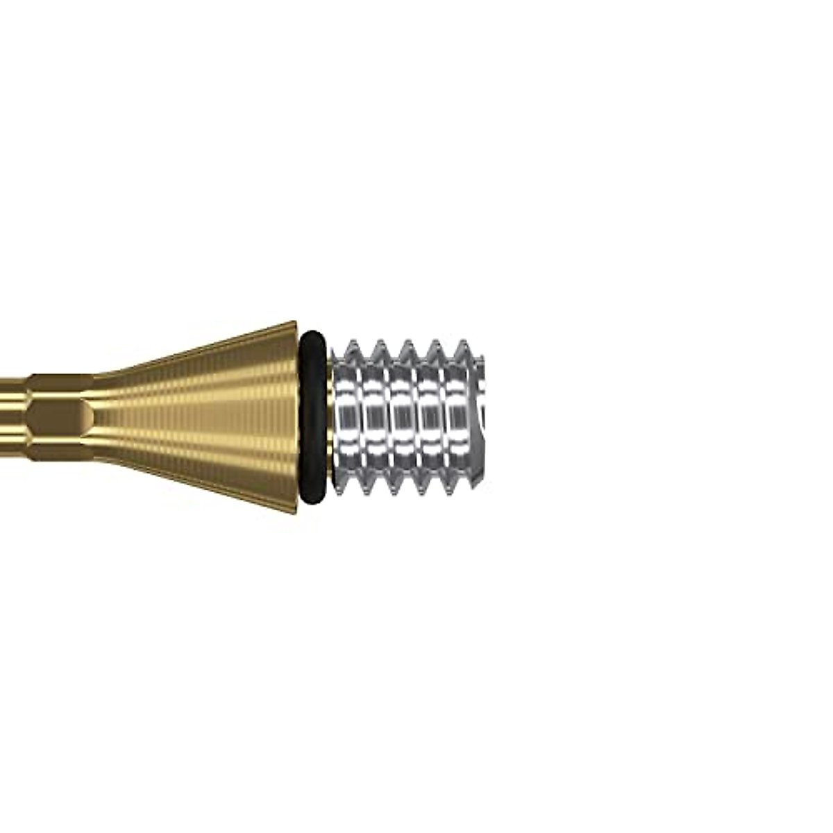 Target Darts Conversion Point Swiss Point Nano Gold 26mm Darts Points - Convert Soft Tip to Steel Tip