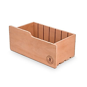 NewAir x Boveda 500 Count Electric Humidor, Spanish Cedar Shelves with Temperature Control, Cigar Humidor Box with Built-In Boveda Humidity Control in Stainless Steel