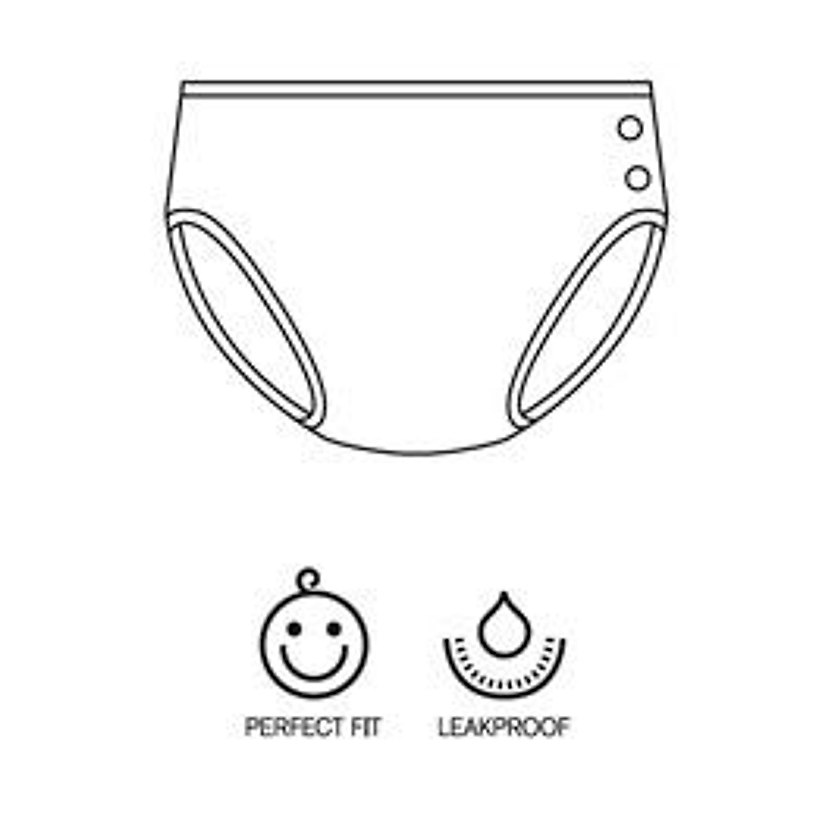 Imse Vimse Reusable Baby Swim Diapers for Boys (Blue Sea Life, L 20-26 lbs)