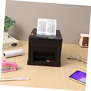 ULTECHNOVO Portable Printer Thermal Printer Abs Receipt Printer for Small Business Black Thermal Pos Printer