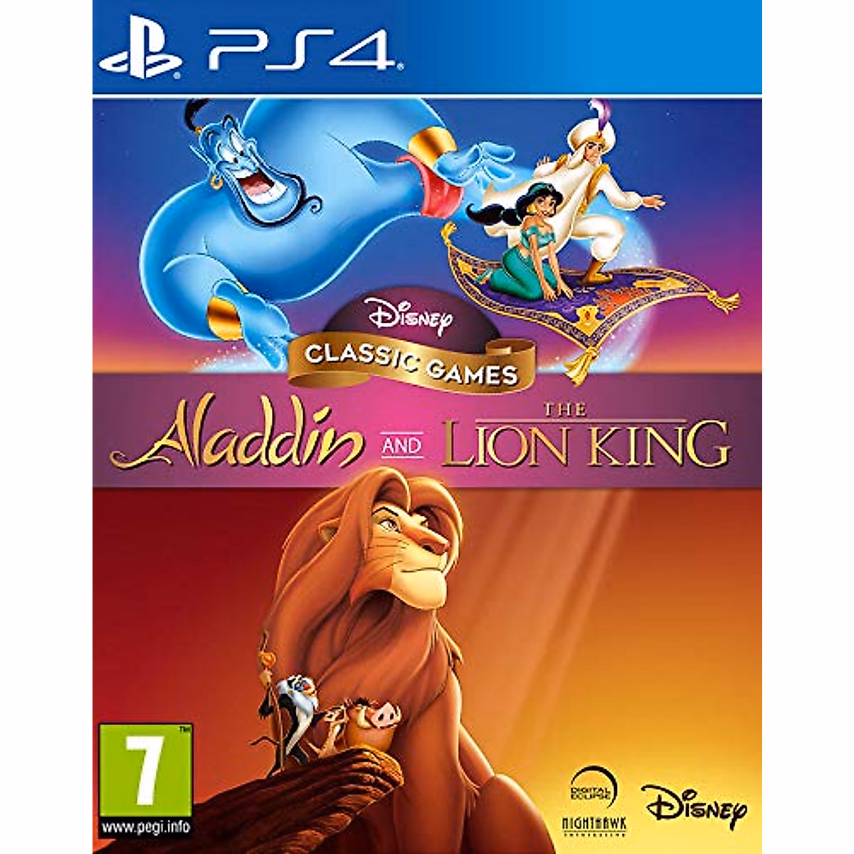 JEU Console JUST FOR GAMES Disney Aladdin ROI Lion PS4