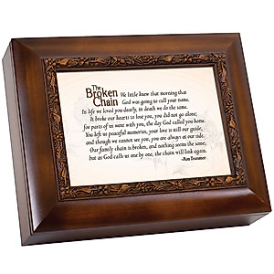 Cottage Garden Broken Chain Little Knew God Goin Woodgrain Embossed Ashes Bereavement Urn Box