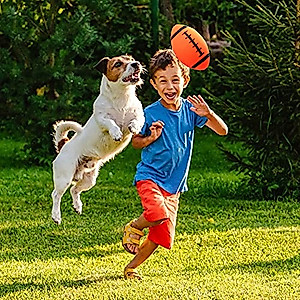 Shindel 6PCS Mini Inflatable Football, 6.3inch Ball Toys for Kids Perfect Outdoor and Indoor Games Football Lovers Gifts, for Super Bowl LVII Party Favors