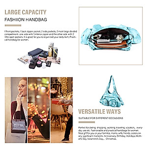 Angel Kiss Handbags for Women Hobo Bags for Large Tote Bag Soft PU Leather Multi-Pocket Shoulder Bag Top Handle Handbag