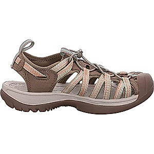 KEEN Whisper Sandal - Women's Taupe/Coral, 7.5