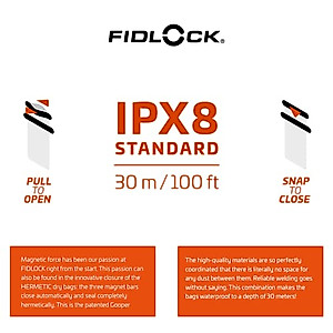 FIDLOCK Hermetic Multi Dry Bag with Gooper Technology Grey/Grey