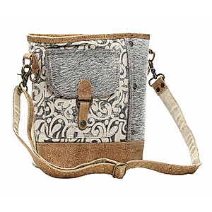 Myra Bag Flap Pocket Cowhide Shoulder Bag S-1125