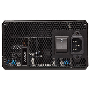Corsair HX Series, HX1000, 1000 Watt, Fully Modular Power Supply, 80+ Platinum Certified, CP-9020139-NA