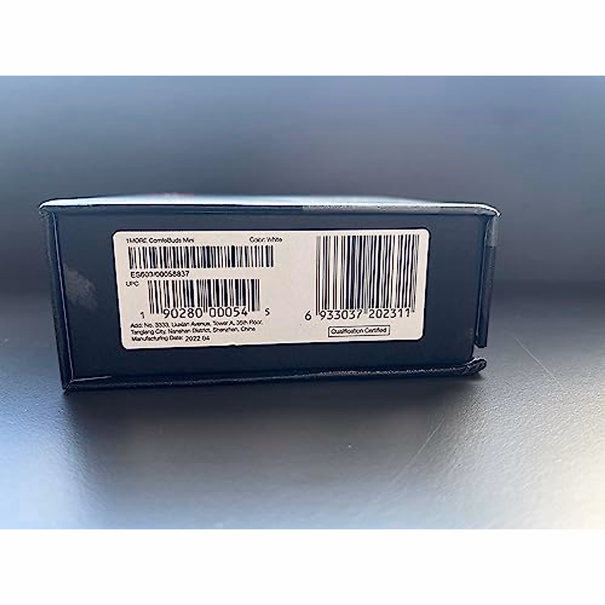 1MORE ComfoBuds Mini Hybrid Active Noise Cancelling Earbuds, in-Ear Headphones with Stereo Sound, Earbuds Wireless Bluetooth 5.2, Clear Calls, Wireless Charging, Soothing Sound, Waterproof, White