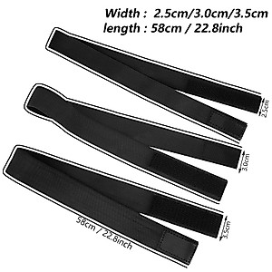 12 Pieces Wig Edge Elastic Band Adjustable Wig Band Edge Grip Band Wig Support Band Non Slip Wig Accessories for Making Wigs Women Men Hair Styling, Width 0.98 Inch 1.2 Inch and 1.38 Inch, Black