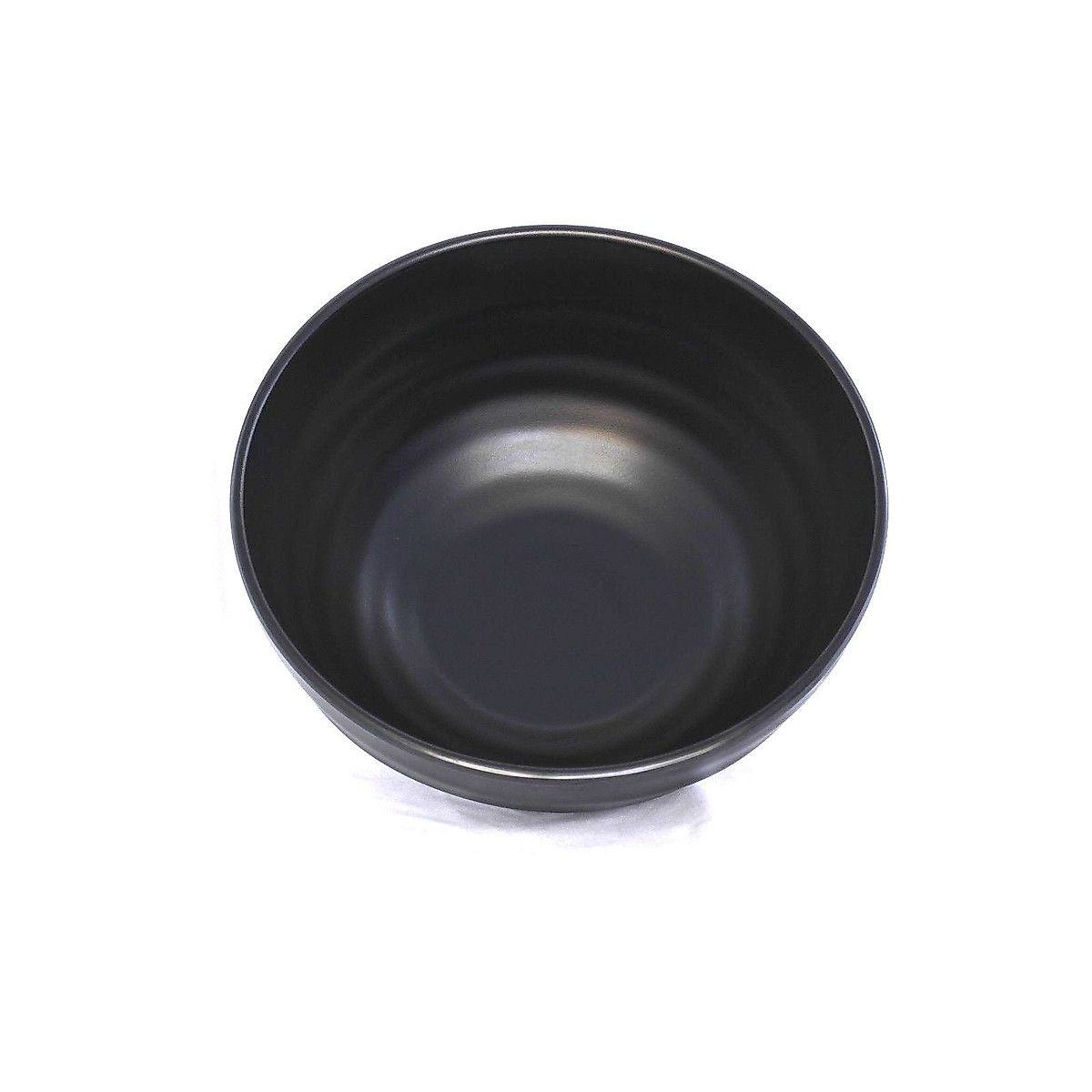 Lucky Star Melamine Round Bowls Ramen Pho Noodle Soup Wonton Soup Rice Bowl, 4-1/2" dia. X 2-1/4” H (Capacity: 10 oz), Black, Swirl Shaped (96, 4-1/2" dia. X 2-1/4” H)