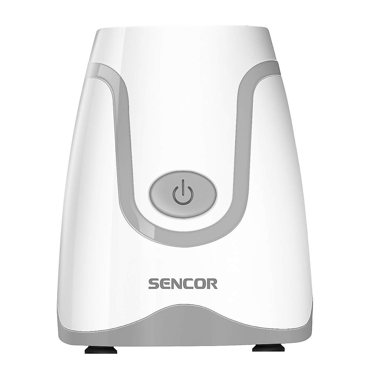 Sencor Smoothie Blender, Blender for Fitness Shakes and Smoothies, Portable Personal Blender for Frozen Protein Juice Drinks. Smoothie Maker with Extra Blender Cup and Lid. 300w WHITE