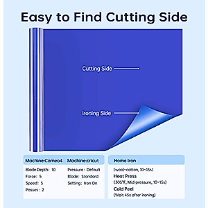 VAST WANT HTV Vinyl Bundle Heat Transfer Vinyl-8 Pack 12" x 5FT HTV Vinyl, Iron on Vinyl for All Cutter Machine, HTV Vinyl Rolls Easy to Cut & Weed