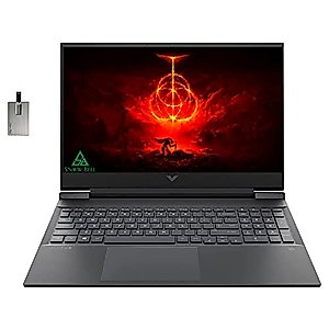 HP 2022 Victus 15.6" FHD Gaming Laptop, AMD Ryzen 7-5800H (Beats i7-10870H), 64GB RAM, 2TB PCIe SSD, NVIDIA GeForce RTX 3050 Ti, Backlit Keyboard, Win 11, Mica Silver, 32GB SnowBell USB Card