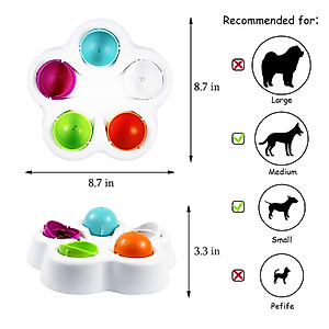 Dog Puzzle Toys Interactive Food Dispensing Dog Toys Puppy Puzzle Slow Feeder Perfect for Beginner Entertaining Pet IQ Intelligent Toy