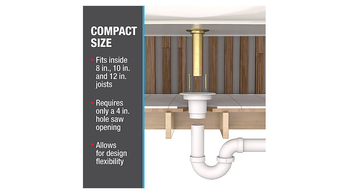 Oatey PVC Freestanding Tub Drain Kit - Easy Installation