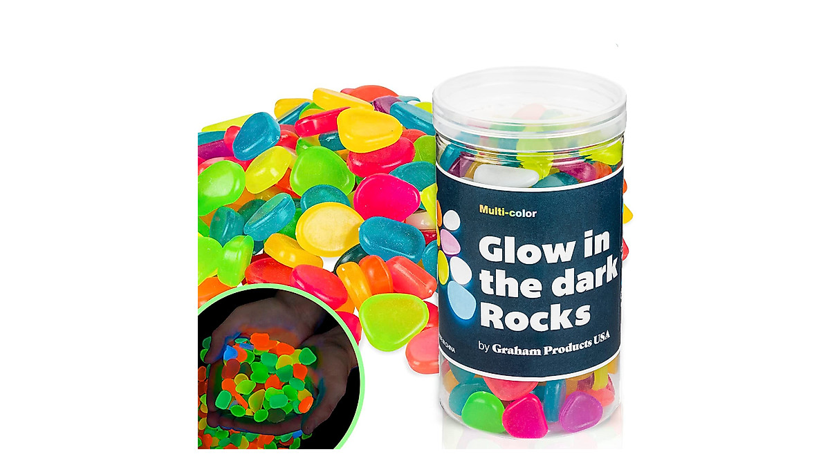 Graham Products Glow in The Dark Rocks - 190 Pieces