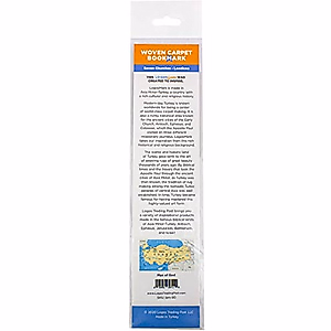 Man of God, Woven Fabric Christian Bookmark, God is with You Silky Soft Joshua 1:9 Flexible Bookmarker for Novels Books and Bibles, Traditional Turkish Woven Design, Memory Verse Gift