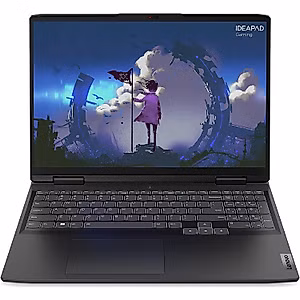 Lenovo 2024 IdeaPad Gaming 15.6” FHD 120Hz IPS Laptop 8-Core AMD Ryzen 7 7735HS NVIDIA GeForce RTX 4050 32GB DDR5 2TB SSD USB-C w/DP WiFi AX BT Webcam HDMI2.0 Backlit KB Windows 11 Home w/RE USB