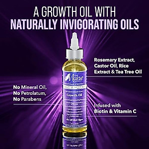 The Mane Choice Alpha Multi-Vitamin Scalp Hair Growth Oil, 4 Fl Oz, 1 Pack, Nourishing Scalp Oil with Biotin, Vitamin C, Rosemary, Rice Extract, Jojoba, Tea Tree & Castor Oil, Lightweight & Non-Greasy