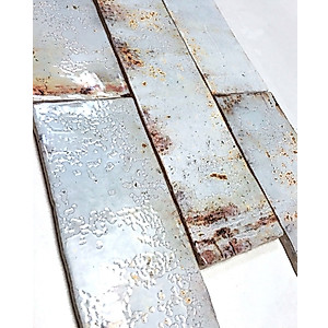 3x12 Palermo Collection Aires Glazed Ceramic Tile Backsplash Decor Wall Bath (1sf, 4pcs)