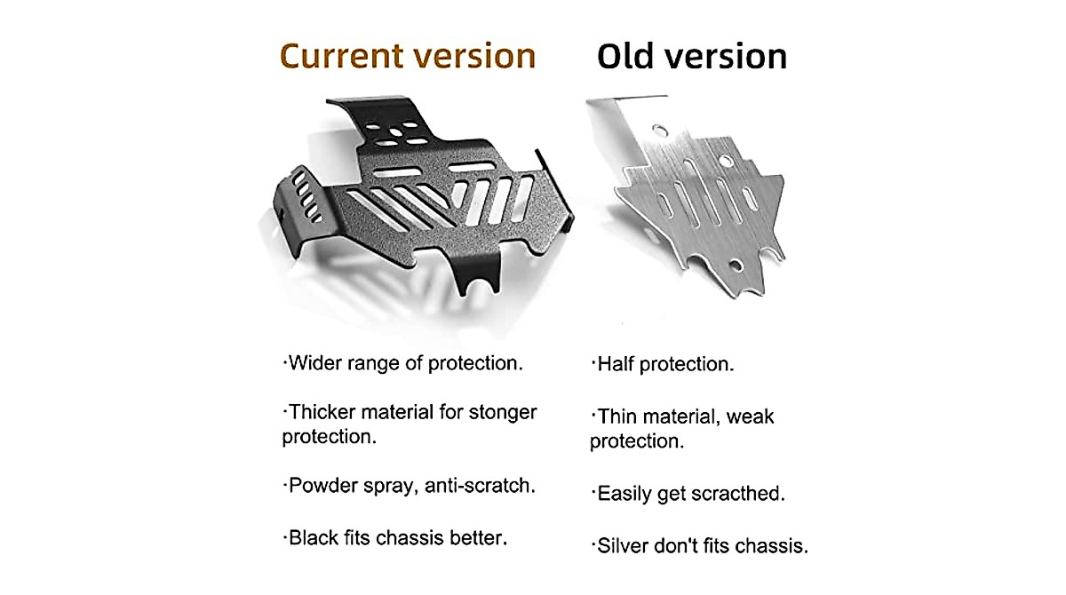 Durable TRX-4 Chassis Armor Set - Stainless Steel Protection