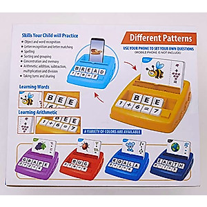 Pup Go Match Letter Game, Spelling Word Games, Educational Early Learning Toys for Age 3 4 5 6 7 8 Year Old Kids, Preschool Toys Board Game Gifts for Boys Girls (Light Blue)