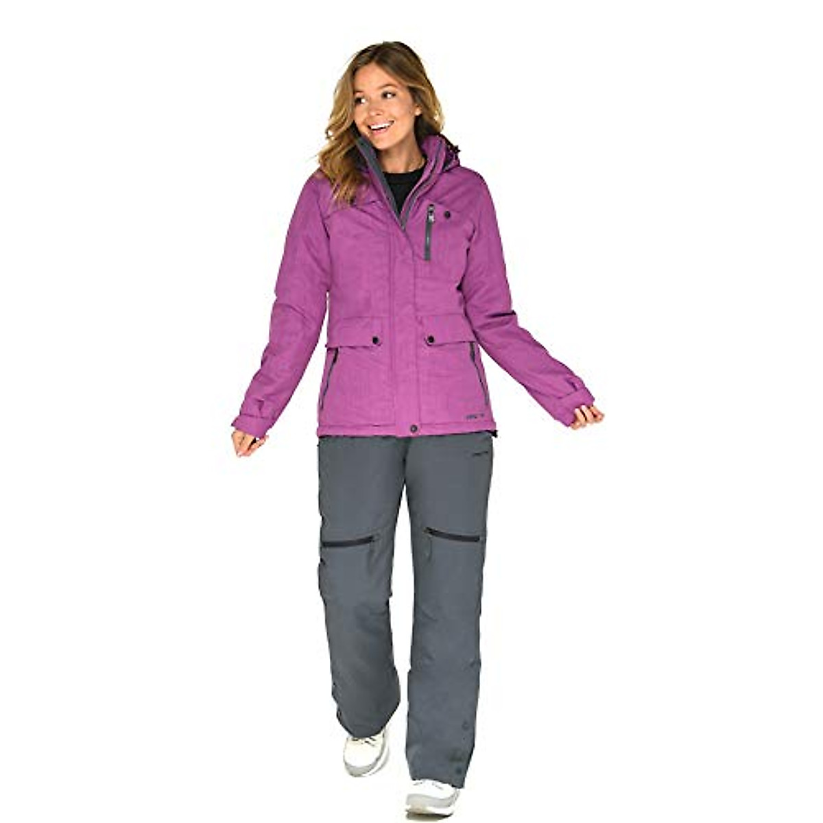 Arctix Women's Daybreak Insulated Jacket, Amethyst Melange, 2X