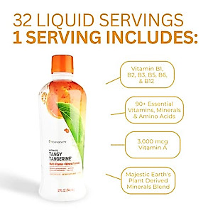 MAJESTIC EARTH ULTIMATE TANGY TANGERINE - 32 FL OZ, 4 Pack