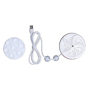 YEmirth Mini Washing Machine,Ultrasonic Turbine Washing,Machine Portable Turbo Washing Machine for Travelling,Business Trip,Camping,College Room,Turbo Washer for Cleaning Sock,Underwear,Small Rags