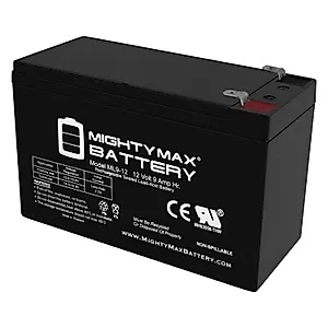 Mighty Max Battery 12V 9AH Replacement Battery for APC/UPS Battery RBC110 RBC24 RBC17