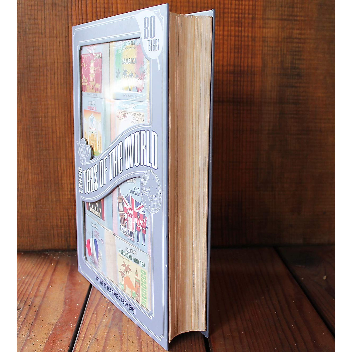 Exotic Teas of The World Gift Set, 80 Tea Bags, 8 Different Flavors