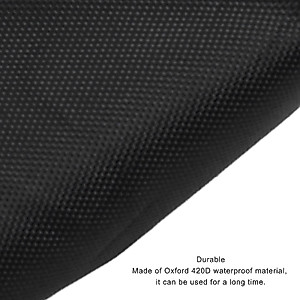 Heater Cover, Oxford 420D Good Flexibility Waterproof Cover Shrink Rubber Rope for Electric Heater for Home for Outdoor