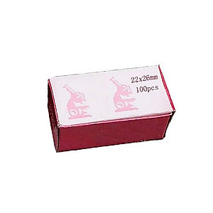 DONLAB MSS-01-26 Glass Microscope Cover Slips 22 x 26mm for Hemocytometer Cover Glass Coverslip Pack of 100